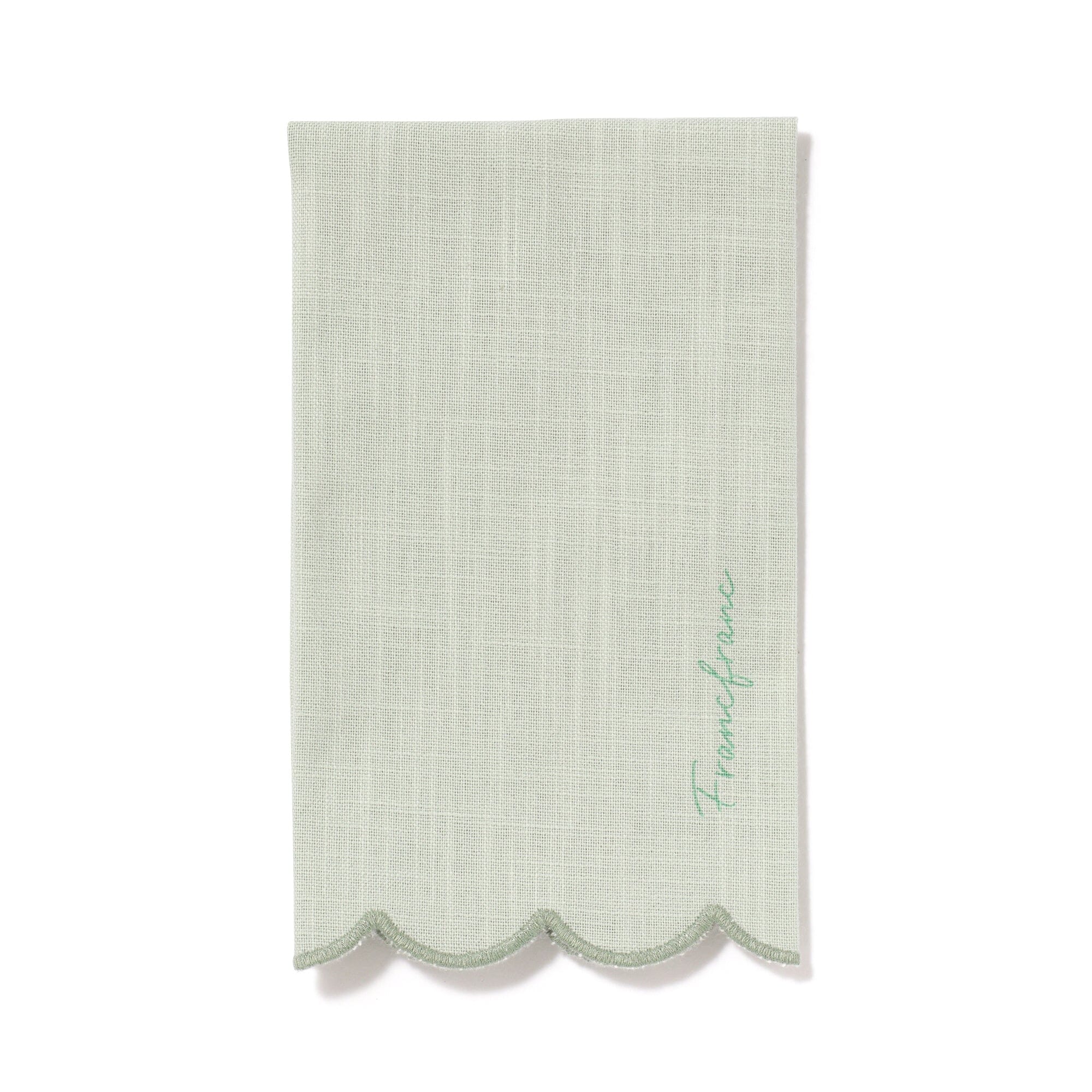 Kitchen Cloth Frill Logo Green – Francfranc Hong Kong